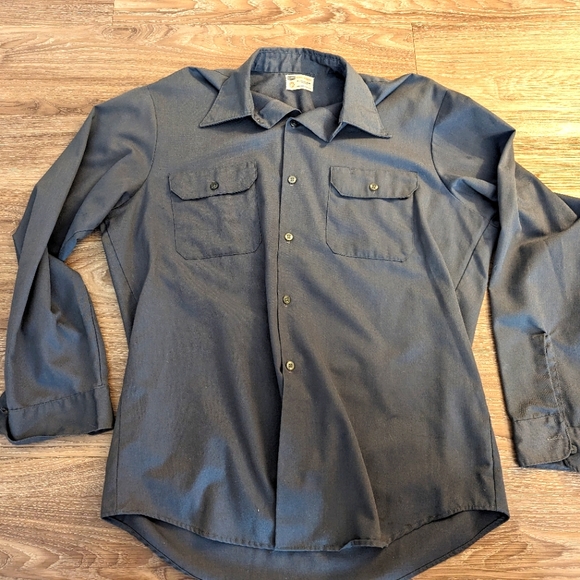 Sears | Shirts | Vintage Sears Perma Press Work Wear Shirt L | Poshmark